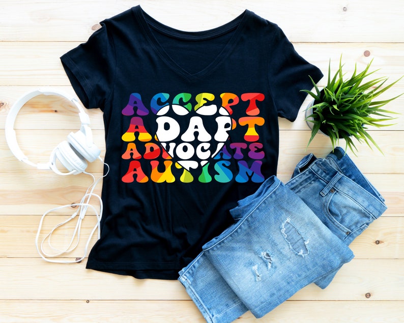 Autism Quote Png Autism Awareness Png Accept Adapt Advocate - Etsy