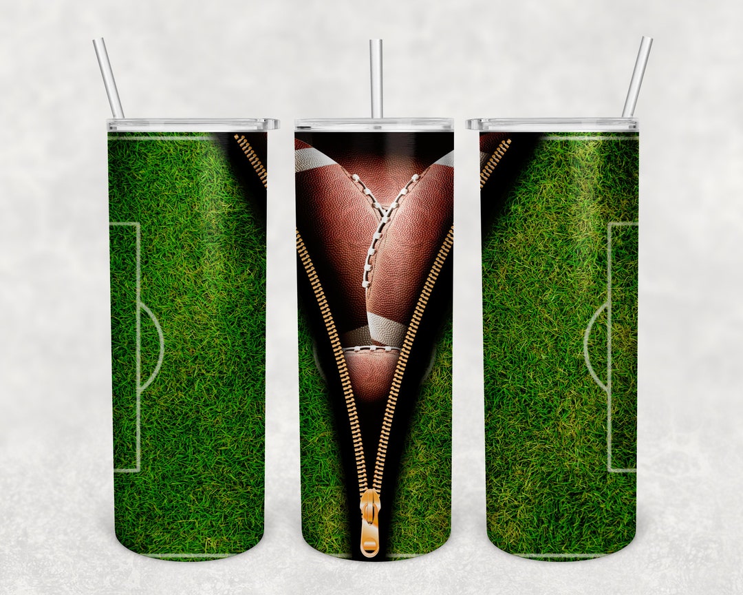 Football Skinny Tumbler 20 Oz. Sublimation Design - American Football ...