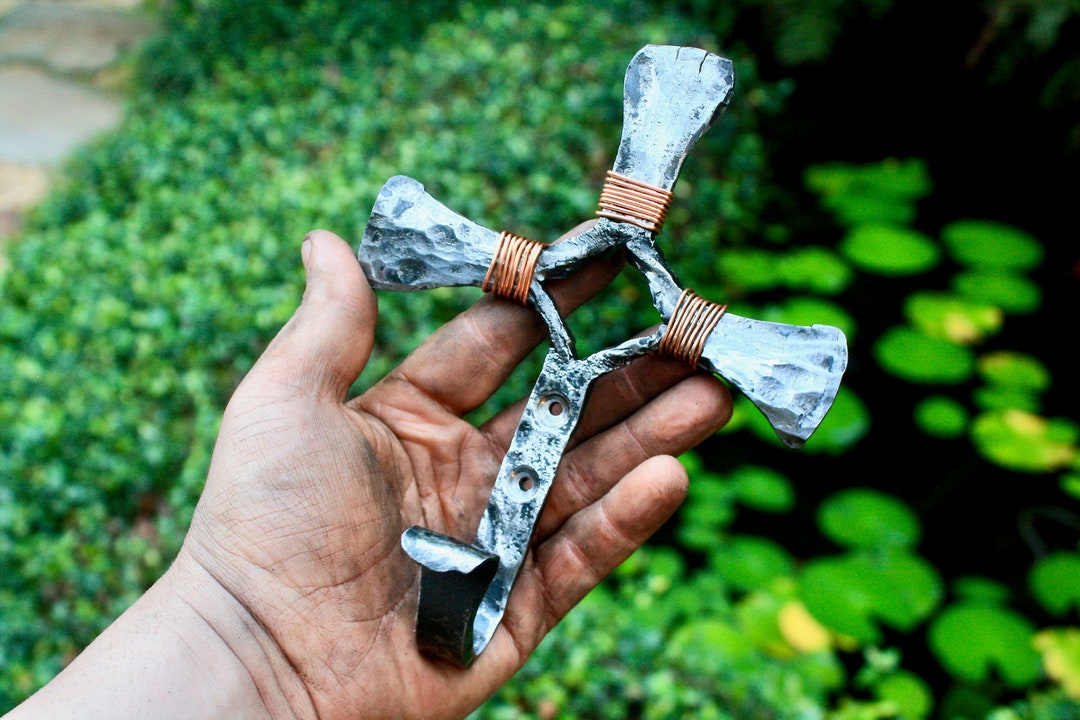 Fredrick's Cross Hook, Made From a Railroad Spike - Etsy