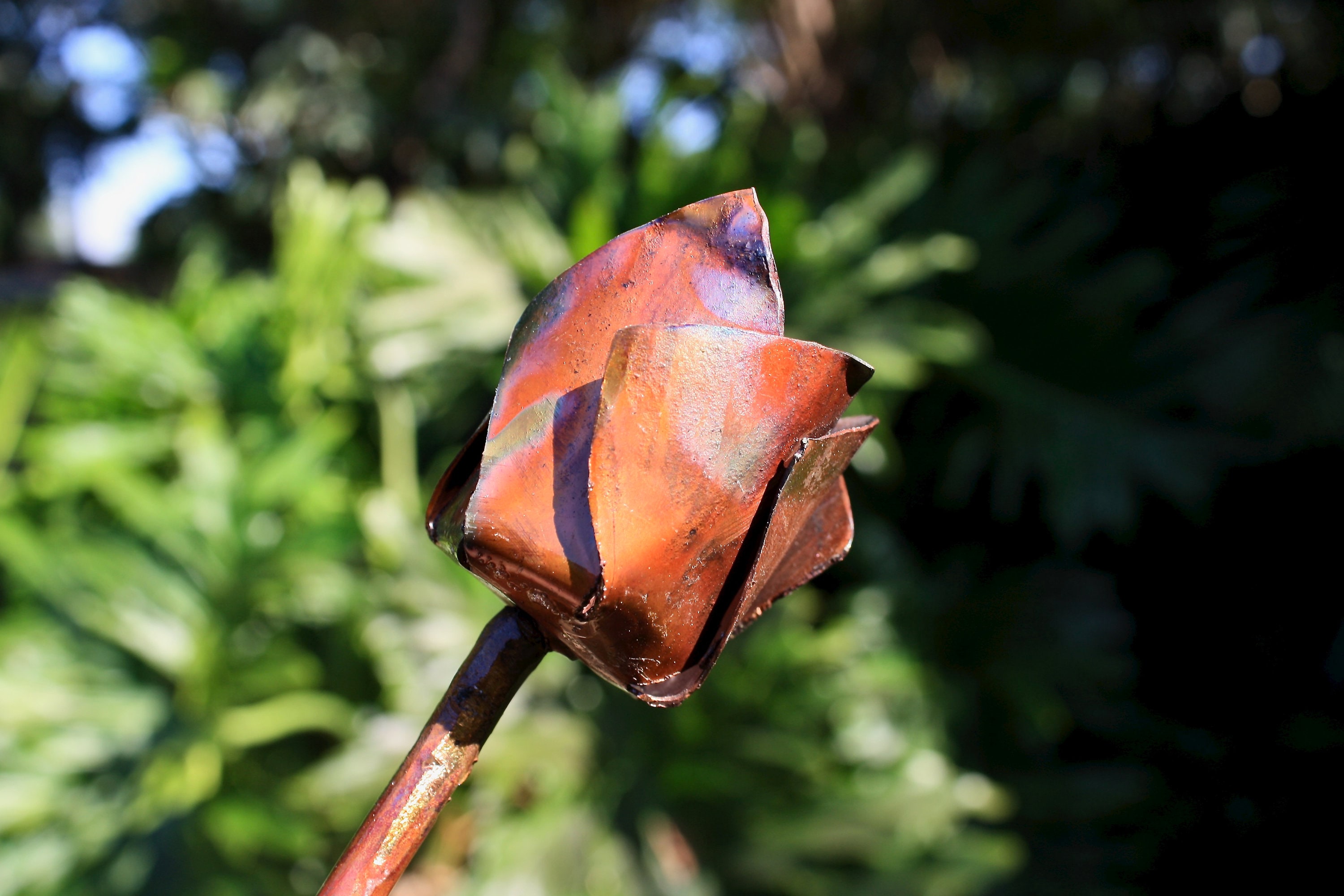 Copper Tulips, Set of Three Hand Made Eternal Flowers - Etsy