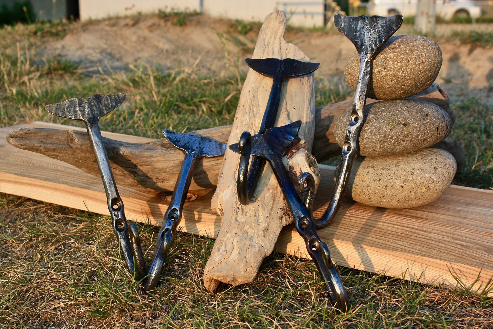 Forged Whale Tail Hook - Etsy