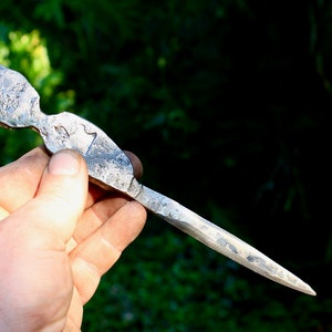 Hand Forged Cat Letter Opener, Letter Knife - Etsy