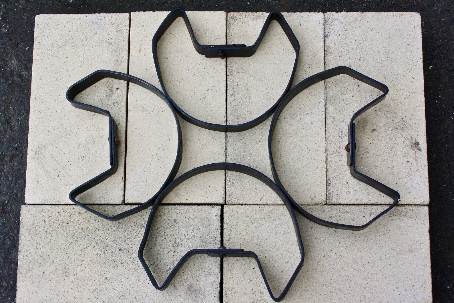 Cat trivet hand forged | Etsy