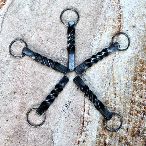 Forged Twist Key Fob - Etsy