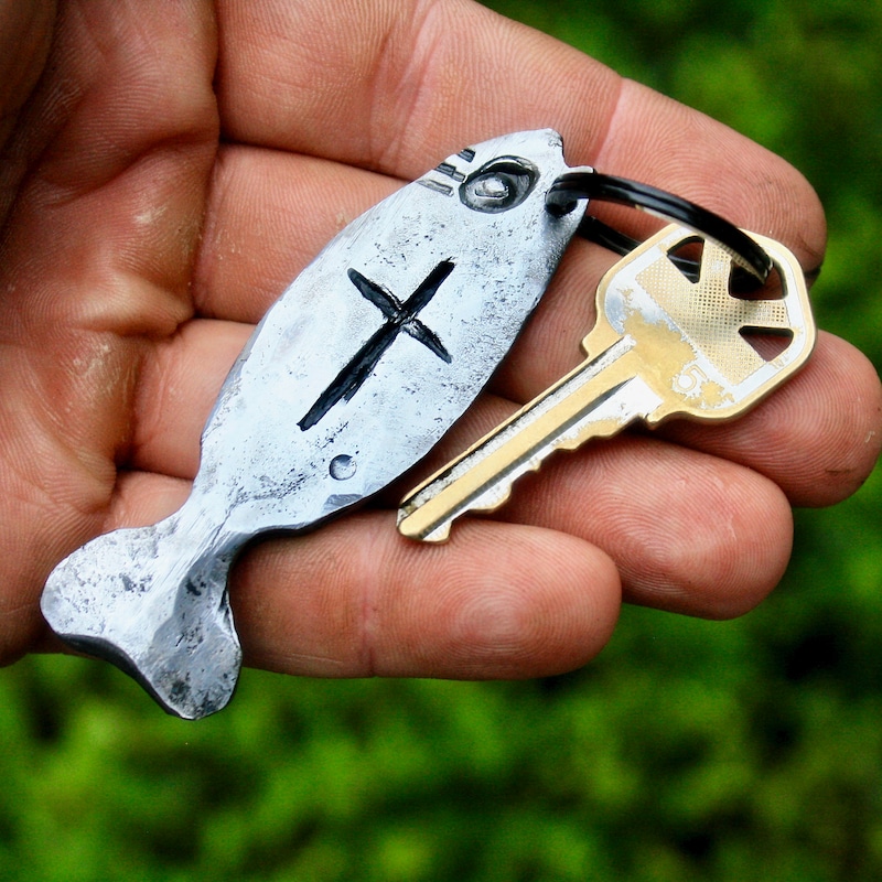 Fish Keychain - Etsy