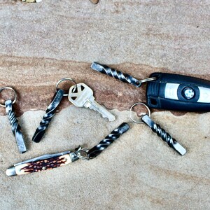 Forged Twist Key Fob - Etsy