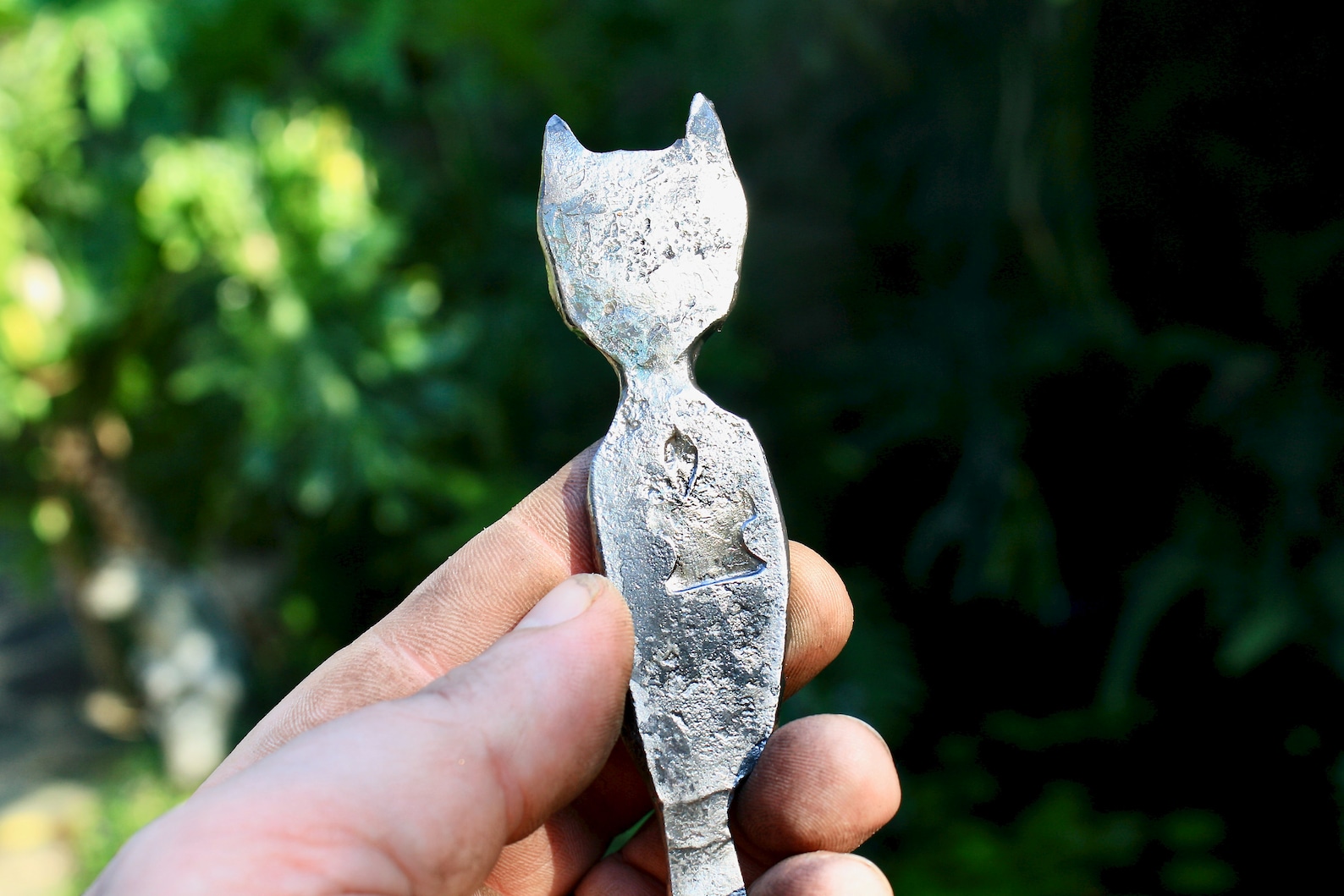 Hand Forged Cat Letter Opener, Letter Knife - Etsy