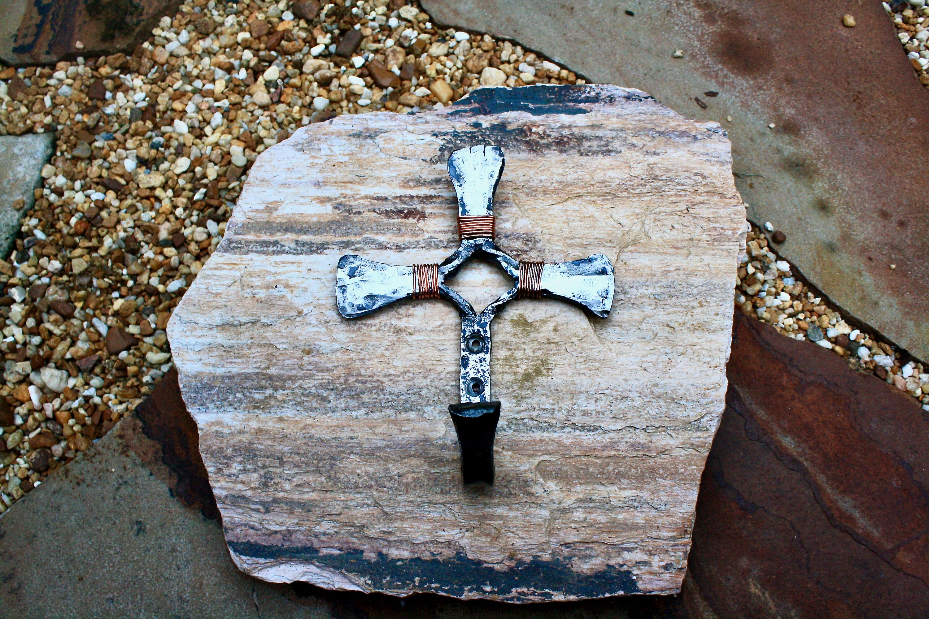 Fredrick's Cross Hook, Made From a Railroad Spike - Etsy UK