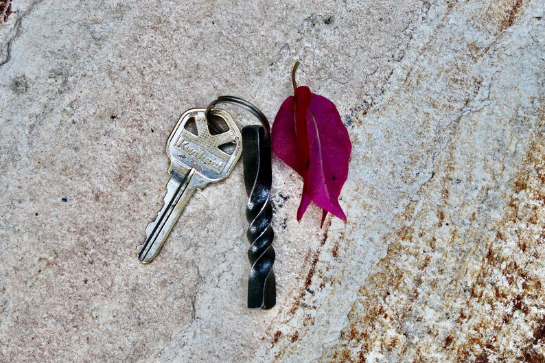 Forged Twist Key Fob - Etsy