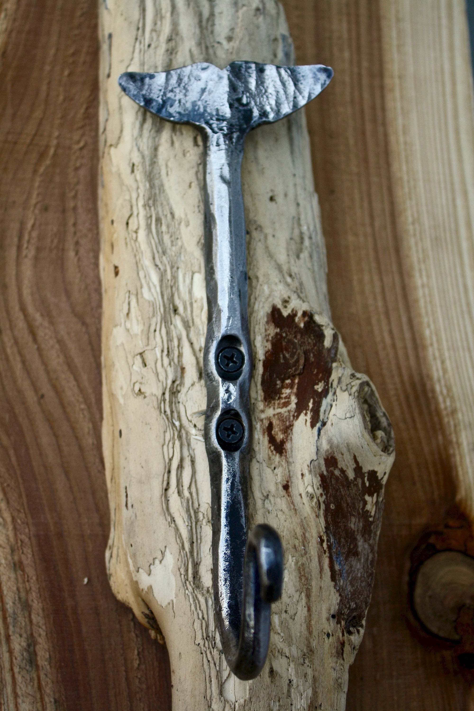 Forged Whale Tail Hook - Etsy
