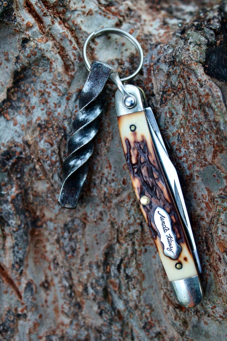 Forged Twist Key Fob - Etsy
