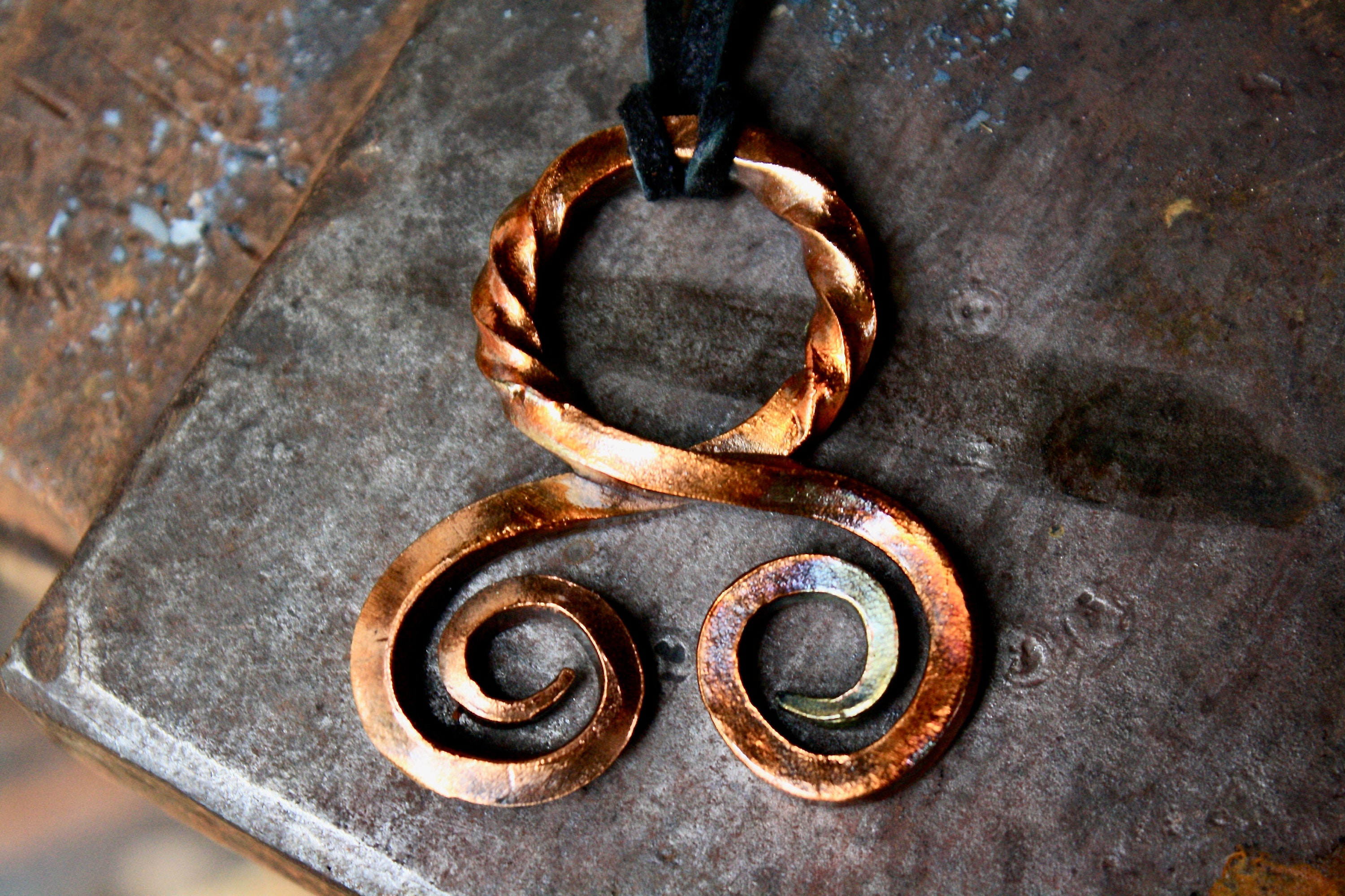 Copper Troll Cross Pendant Norse Viking Protection Amulet | Etsy