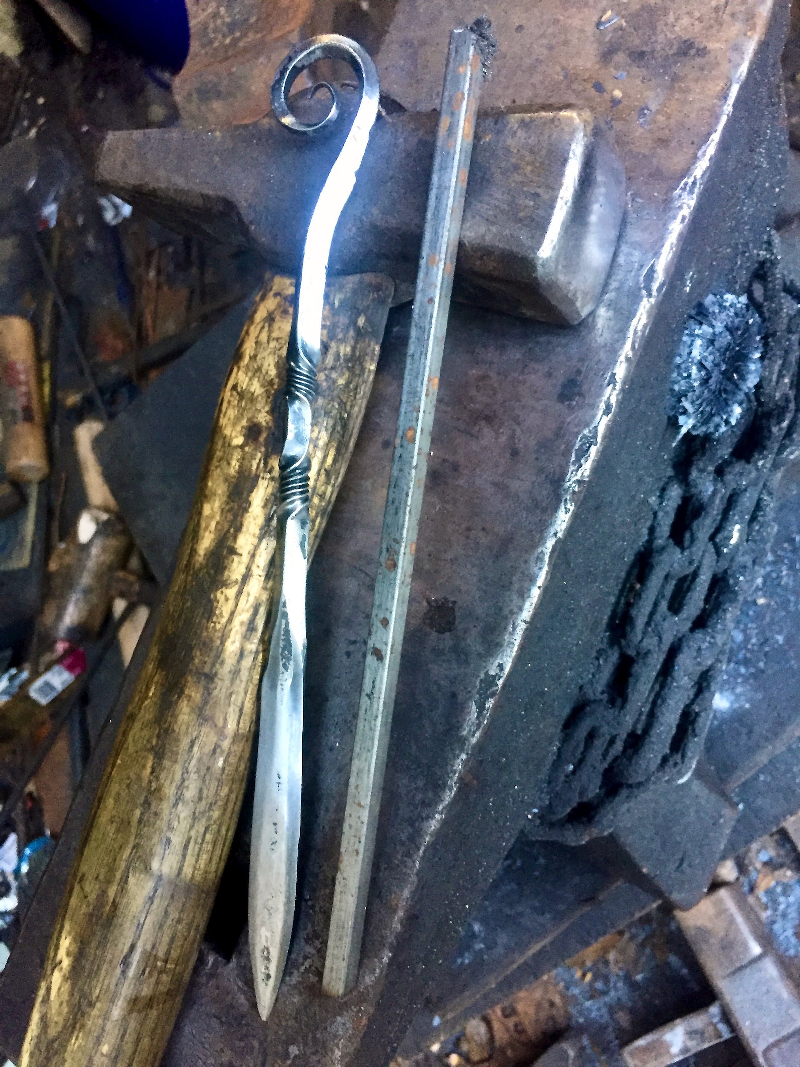 Hand Forged Letter Opener, Letter Knife - Etsy