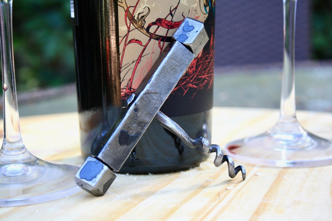 Hand Forged Wine Corkscrew - Etsy