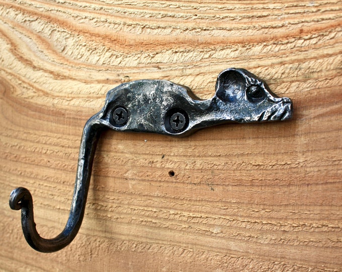 Forged Cat Hook - Etsy Canada