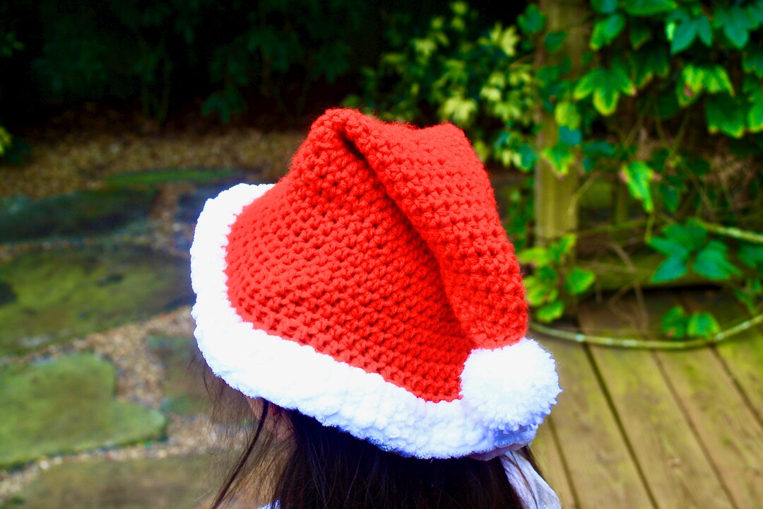 Hand Crocheted Christmas Double Weave Santa - Etsy