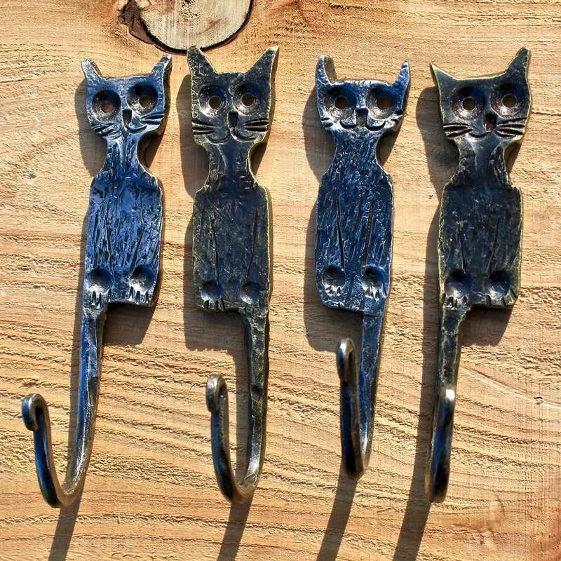 Cat Wall Hook - Etsy