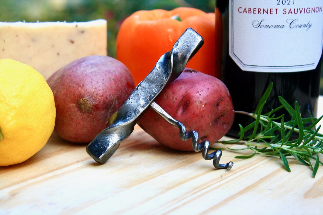Hand Forged Wine Corkscrew - Etsy