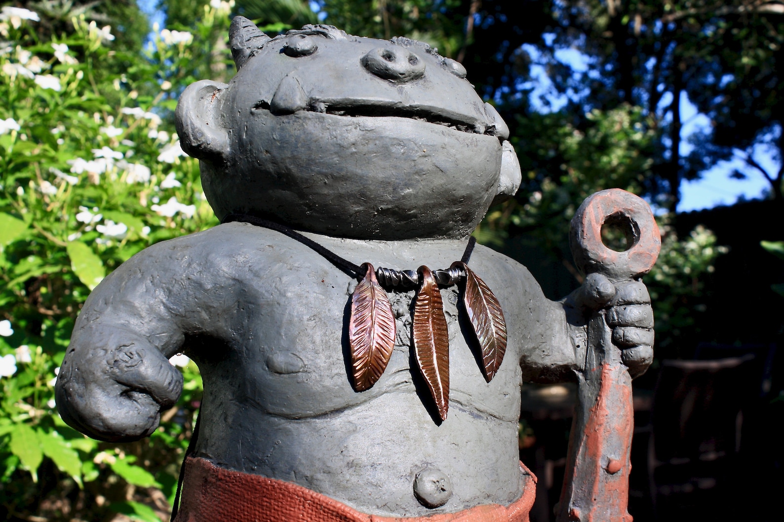 Seminole Necklace Copper Feathers and Beads - Etsy