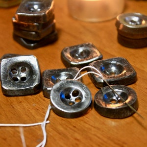 Forged Iron Buttons - Etsy