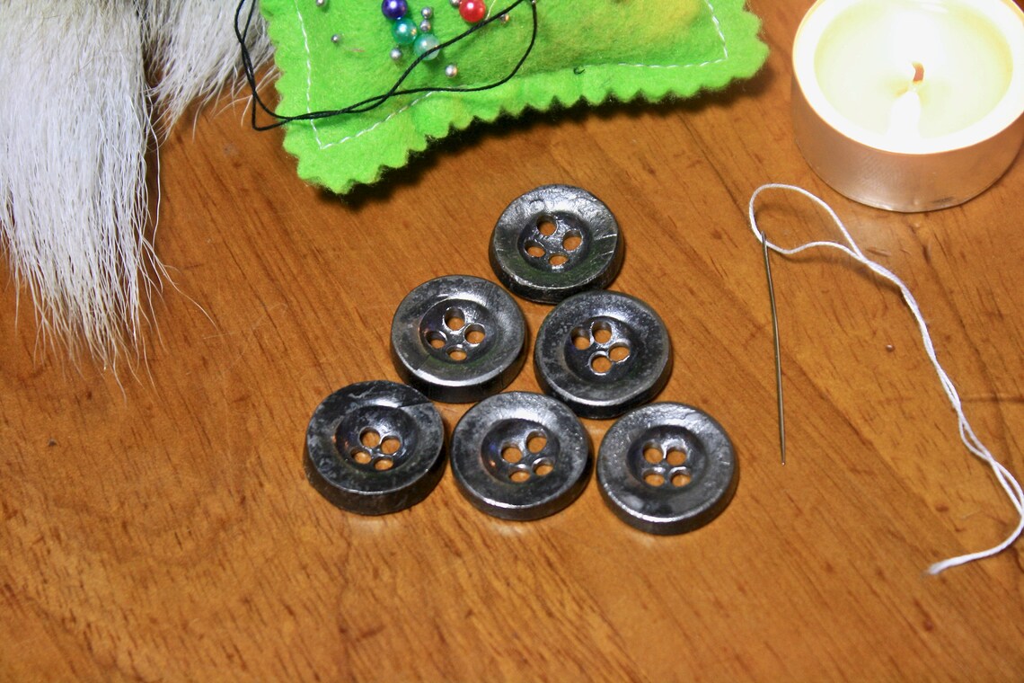 Forged iron buttons | Etsy