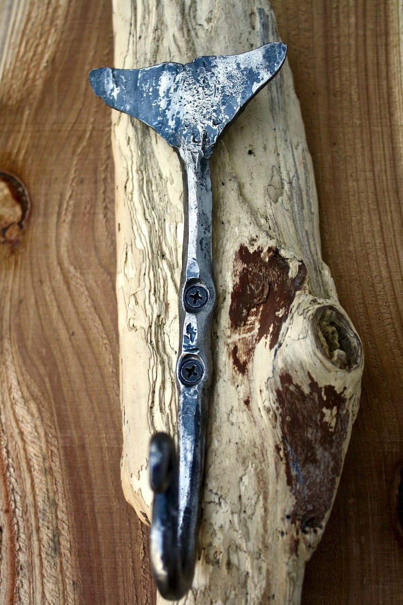 Forged Whale Tail Hook - Etsy