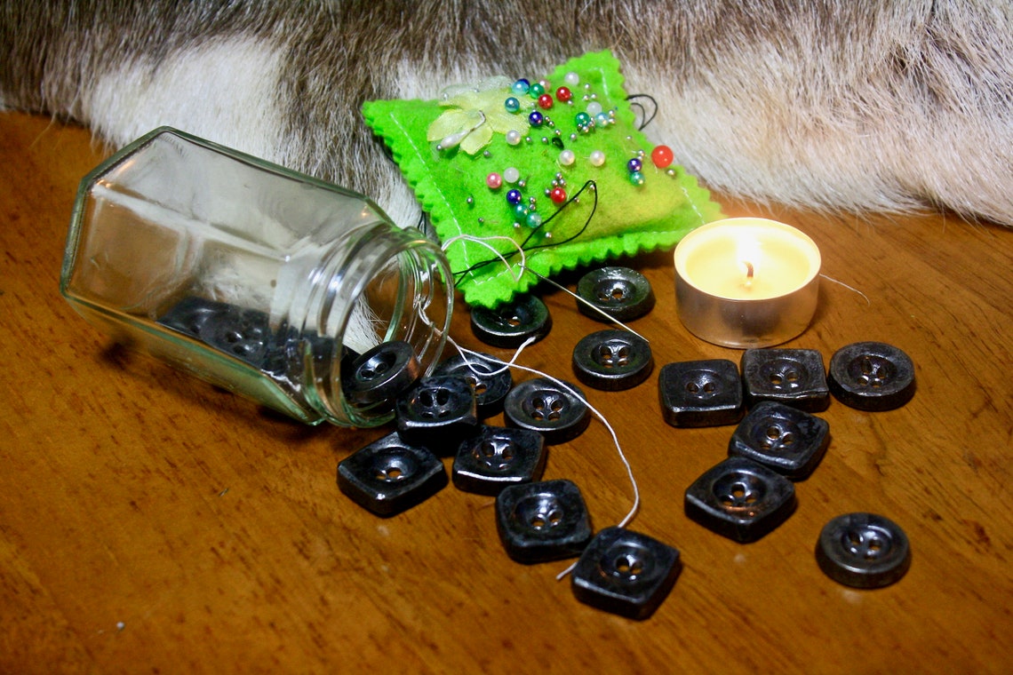 Forged iron buttons | Etsy