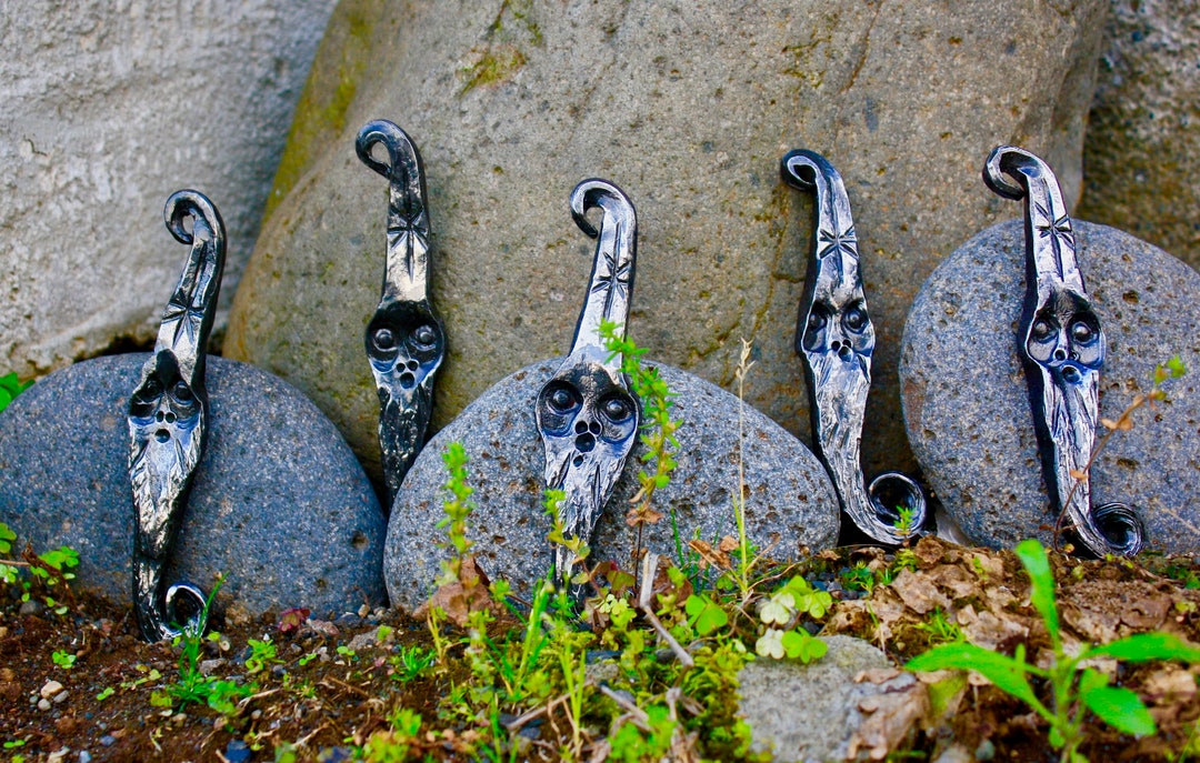 Forged Wizard Keychain, Curtain Pull - Etsy