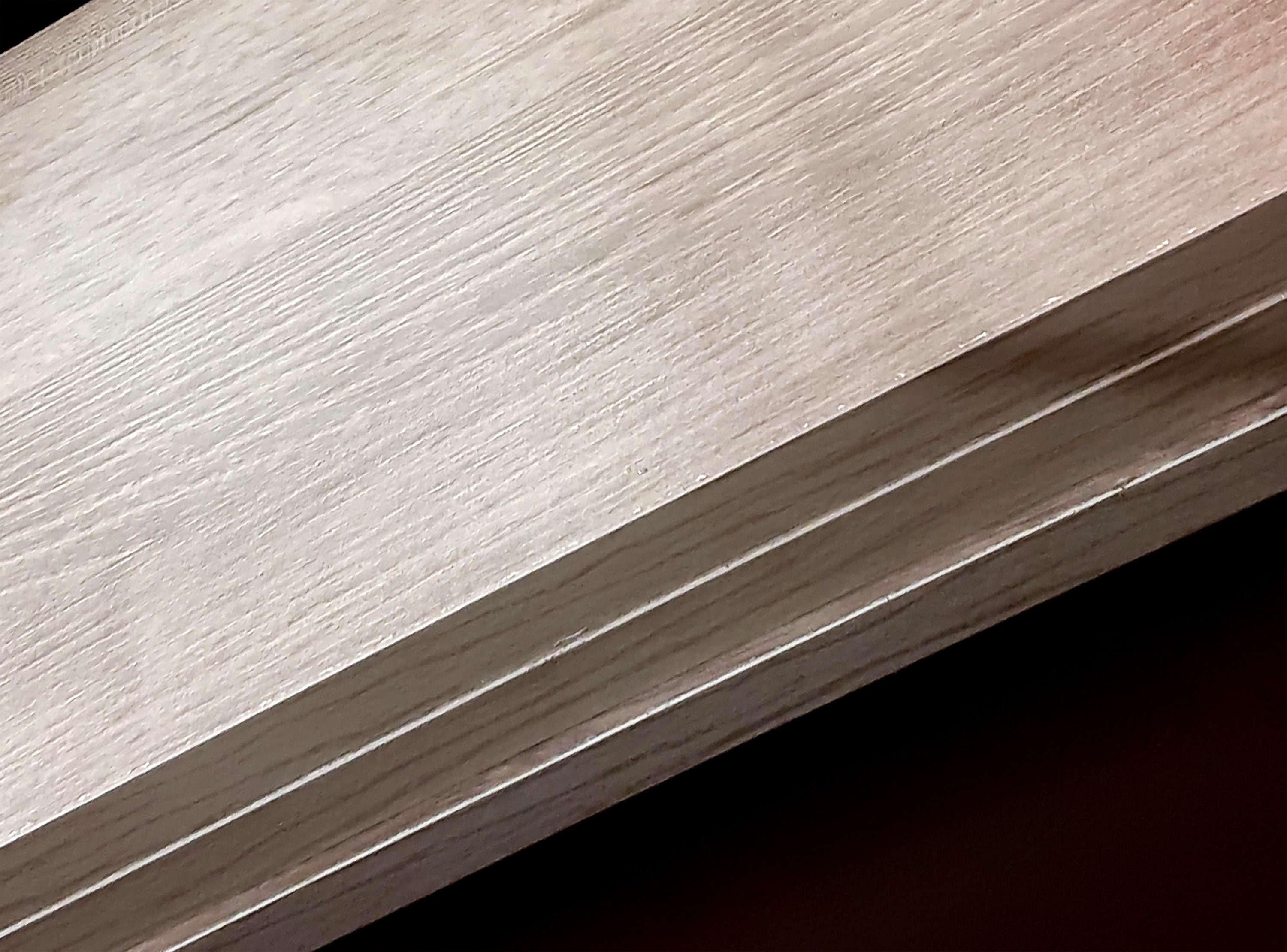 Custom Order 5/8 In. Thick Organic Ash Decorative Laminated Wood Shelf ...