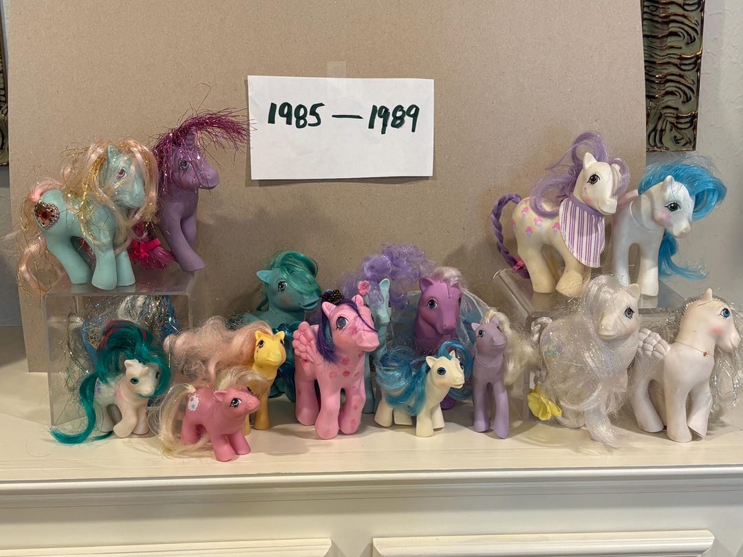My Little Pony - Vintage From 1985-1989, Lot of 16. - Etsy