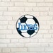 Personalised Wall/ Door Sign Football Shaped Name Sign - Etsy