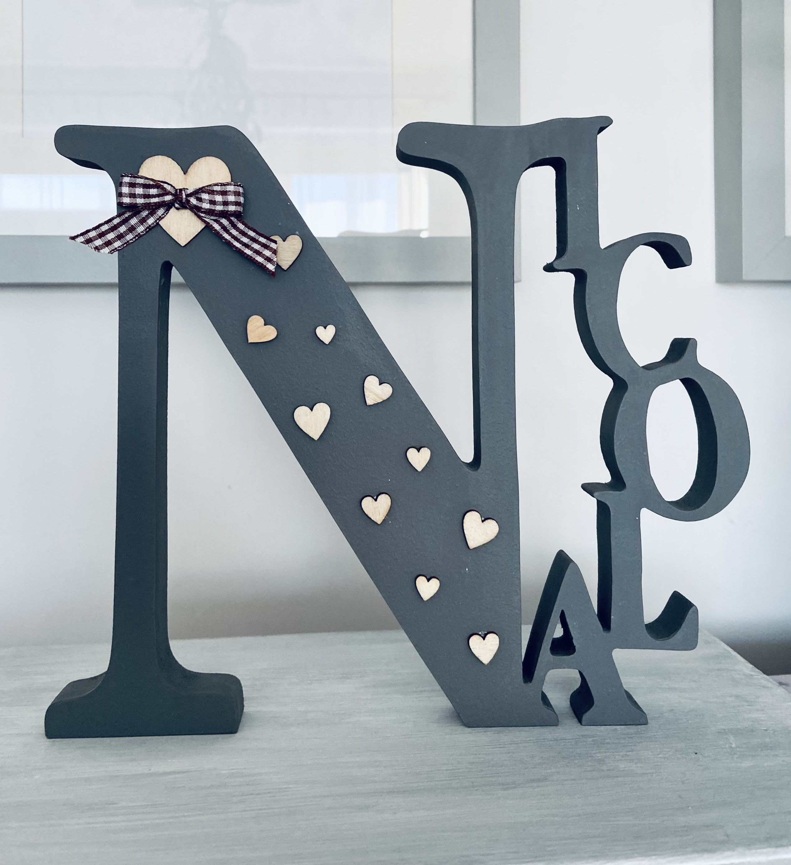 Personalised name freestanding letters | Etsy