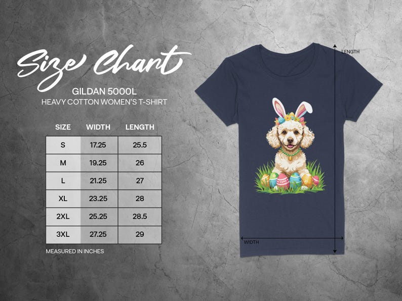 Poodle With Easter Bunny Ears & Easter Eggs, Festive Springtime ...