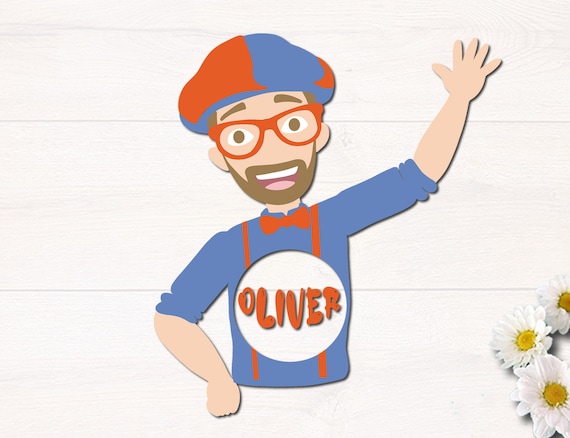Blippi Files For Cricut And Silhouette For Cutting Rayufo Images