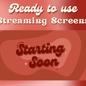 8 Twitch Stream Scenes, Animated and Static, Starting Soon, Be Right ...