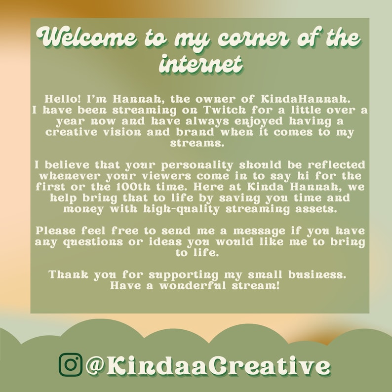 8 escenas de Twitch Stream, animadas y estáticas, comenzando pronto ...