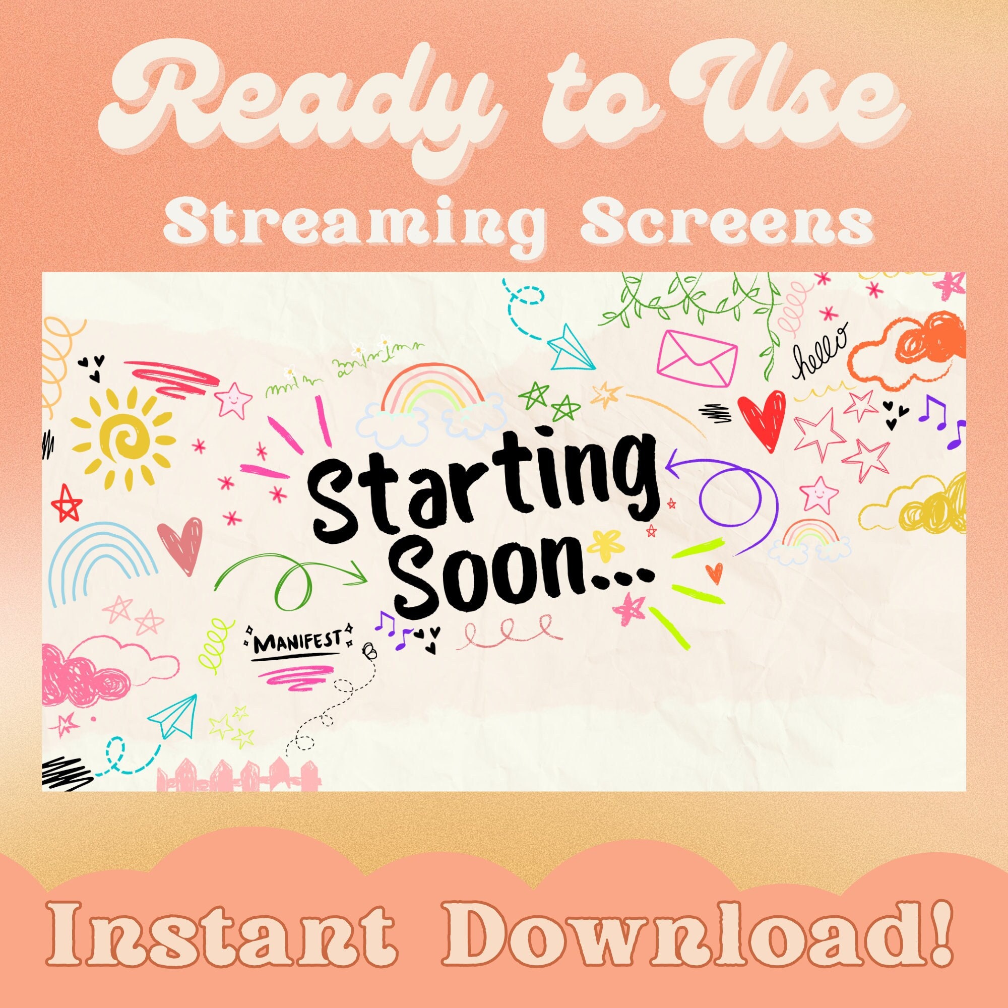 8 Twitch Stream Scenes, Animated and Static, Starting Soon, Be Right ...