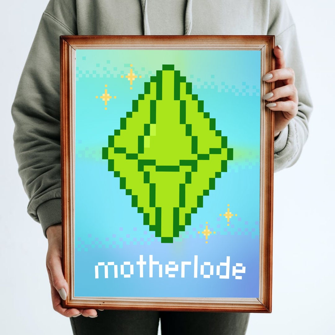 Sims Motherlode Printable Wall Art, Sims 4, Instant Digital Download ...