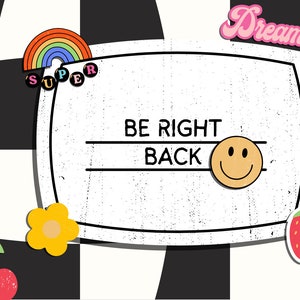 8 Twitch Stream Scenes, Animated and Static Overlay, Starting Soon, Be ...