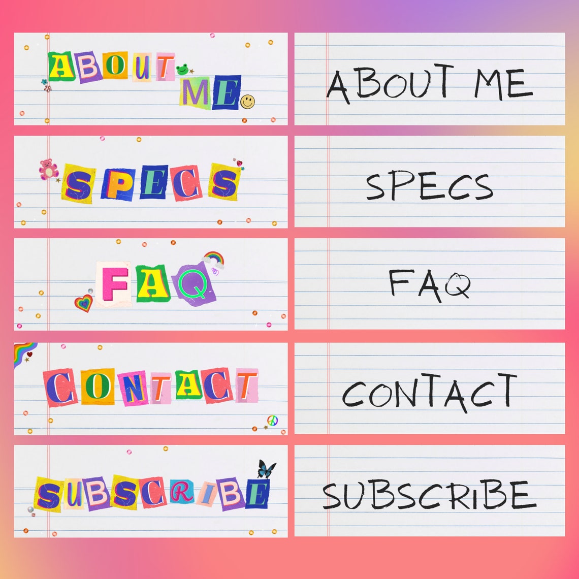 24 Twitch Streaming Panels With Customizable and Premade Trendy Twitch ...