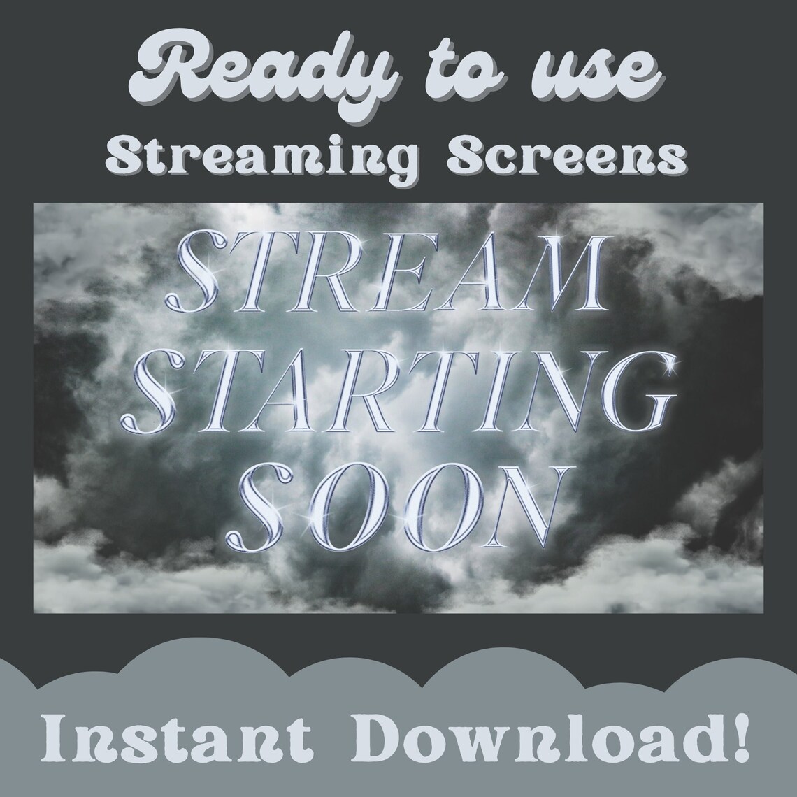 8 Twitch Stream Scenes, Animated and Static Overlay, Starting Soon, Be ...