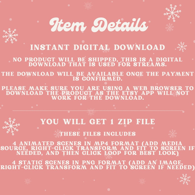 8 Twitch Christmas Stream Scenes, Animated and Static Overlay, Starting ...