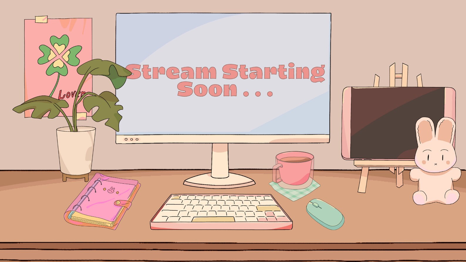 8 Twitch Stream Scenes, Animated and Static Overlay, Starting Soon, Be ...