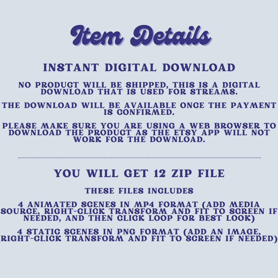 8 Twitch Stream Scenes, Animated and Static Overlay, Starting Soon, Be ...