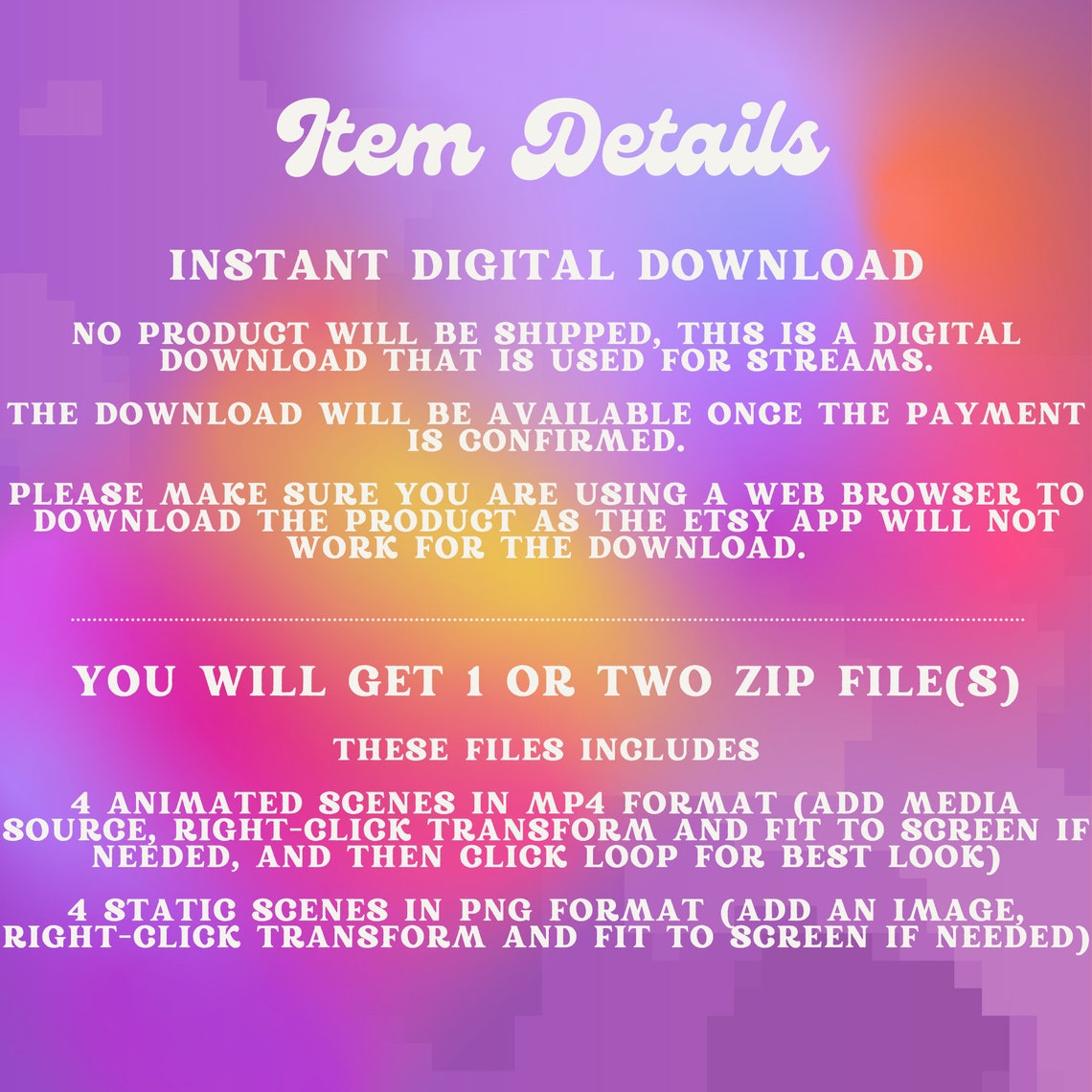 8 Twitch Stream Scenes, Animated and Static, Starting Soon, Be Right ...