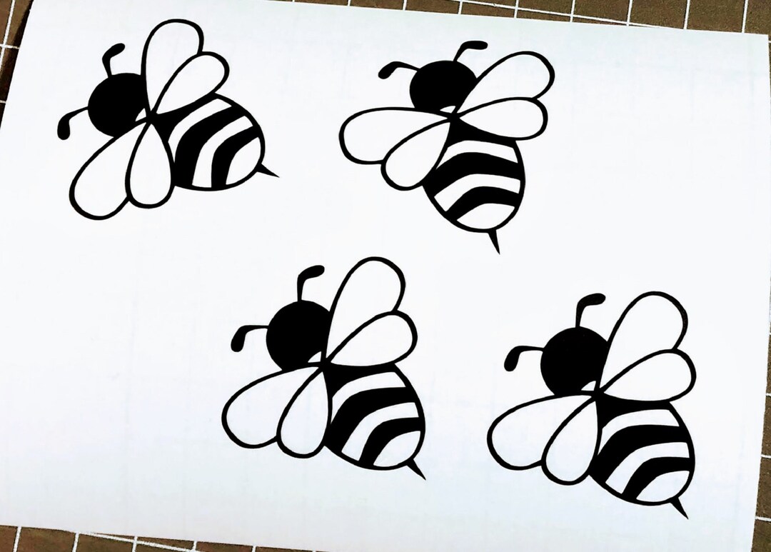 BUMBLE BEE Sticker for Glass Car Window Laptop Phone Case Decoration ...