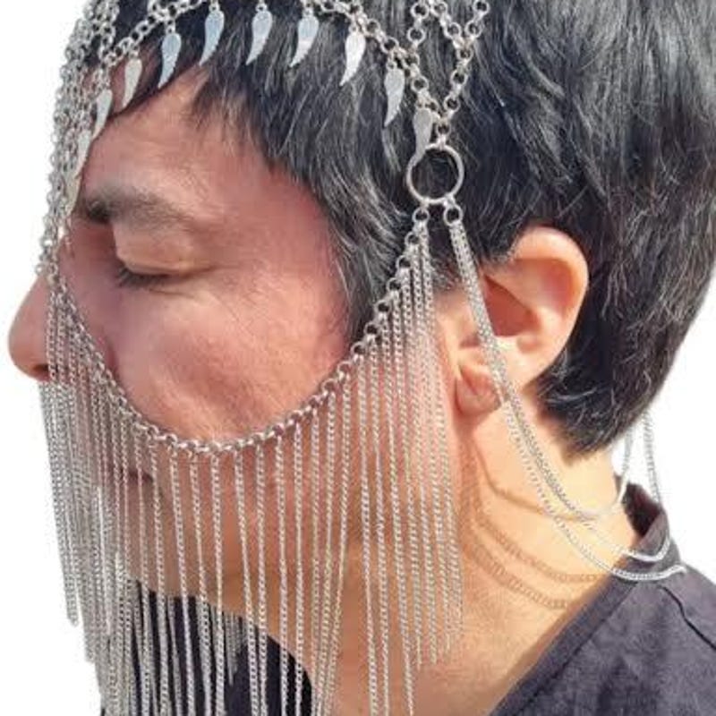 Chainmail Headdress - Etsy