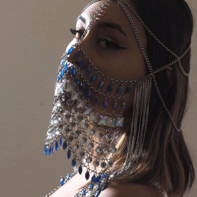 Belly Dance Mask - Etsy