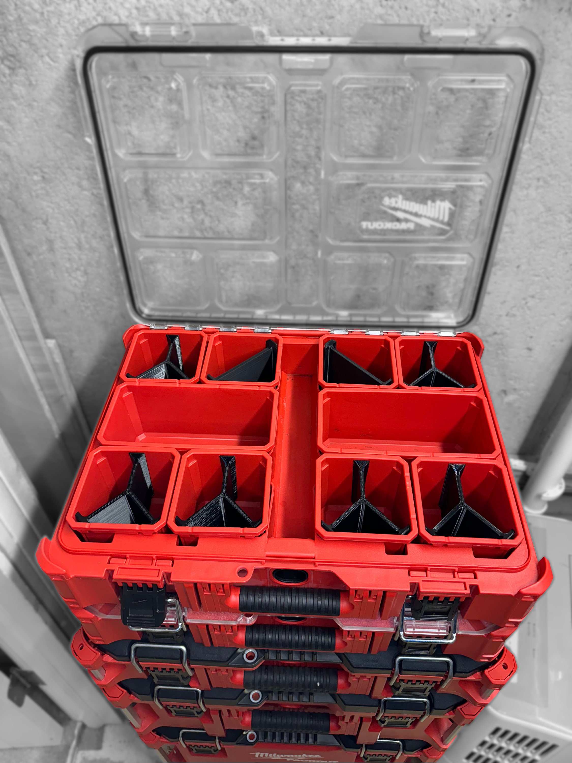 Custom Deep Bin Divider for Milwaukee PACKOUT Organizer 48 22 8430 48 22 8435 Etsy UK