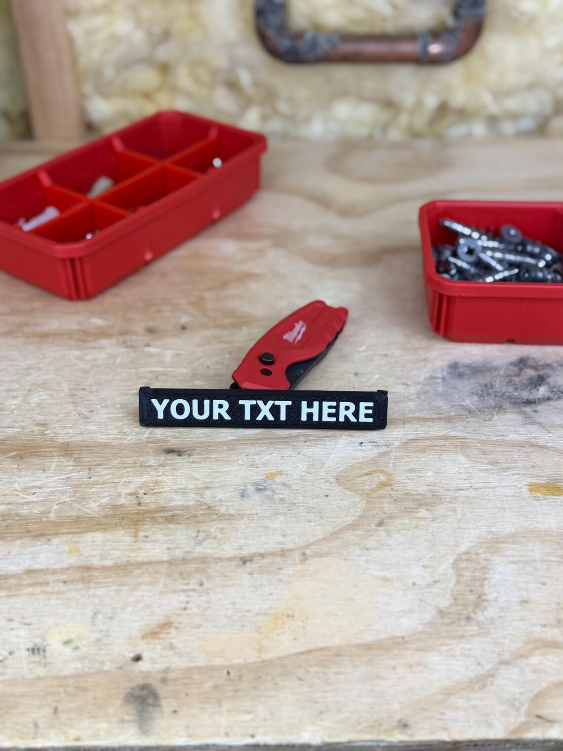 Custom Label Handle | for Milwaukee PACKOUT | 5-compartment Low-profile ...